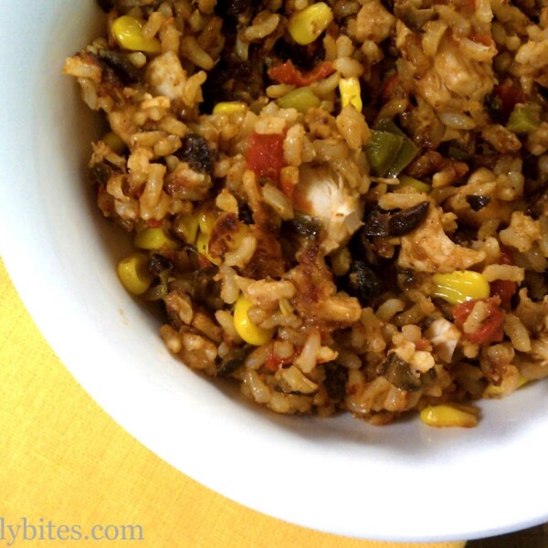 Cheesy Amazing Mexi-Rice - Emily Bites