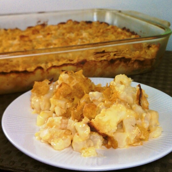 Cheesy Potluck Potatoes - Emily Bites
