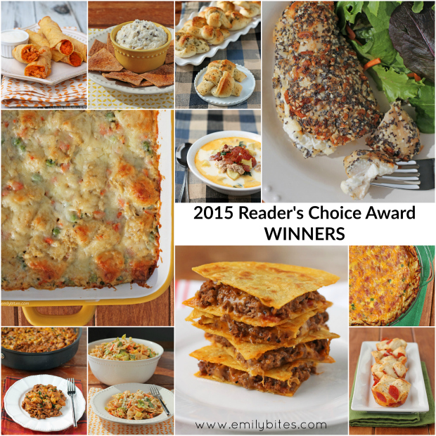 Best Recipes of 2015: Reader's Choice Award Winners - Emily Bites