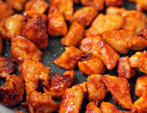 Lemon Pepper Chicken Bites - Emily Bites