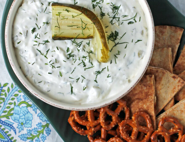 Dill Pickle Dip - Emily Bites