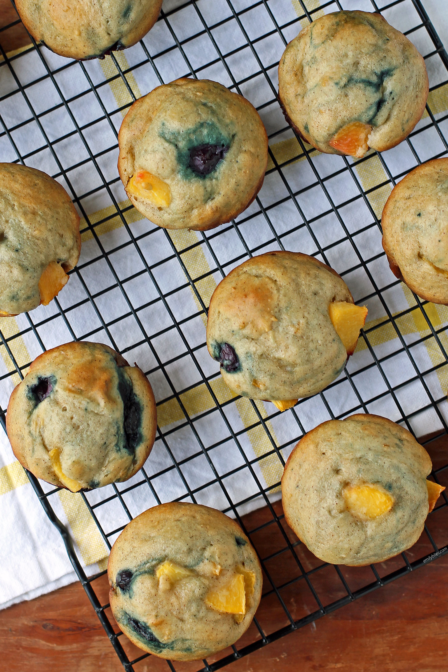 Peach-Blueberry-Muffins-2b - Emily Bites